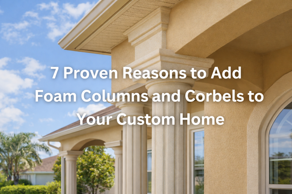 7 Proven Reasons to Add Foam Columns and Corbels to Your Custom Home ...